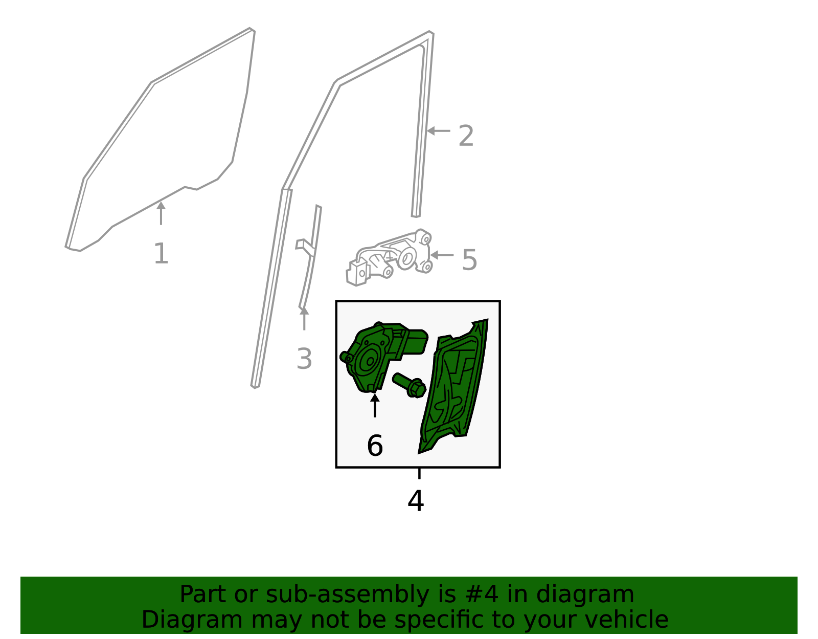 2008-2015 Land Rover LR2 | Regulator Assembly | LR060134 | Express Land ...