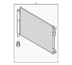 2025 Genesis Condenser 97606-T6510 | World OEM Parts Hyundai