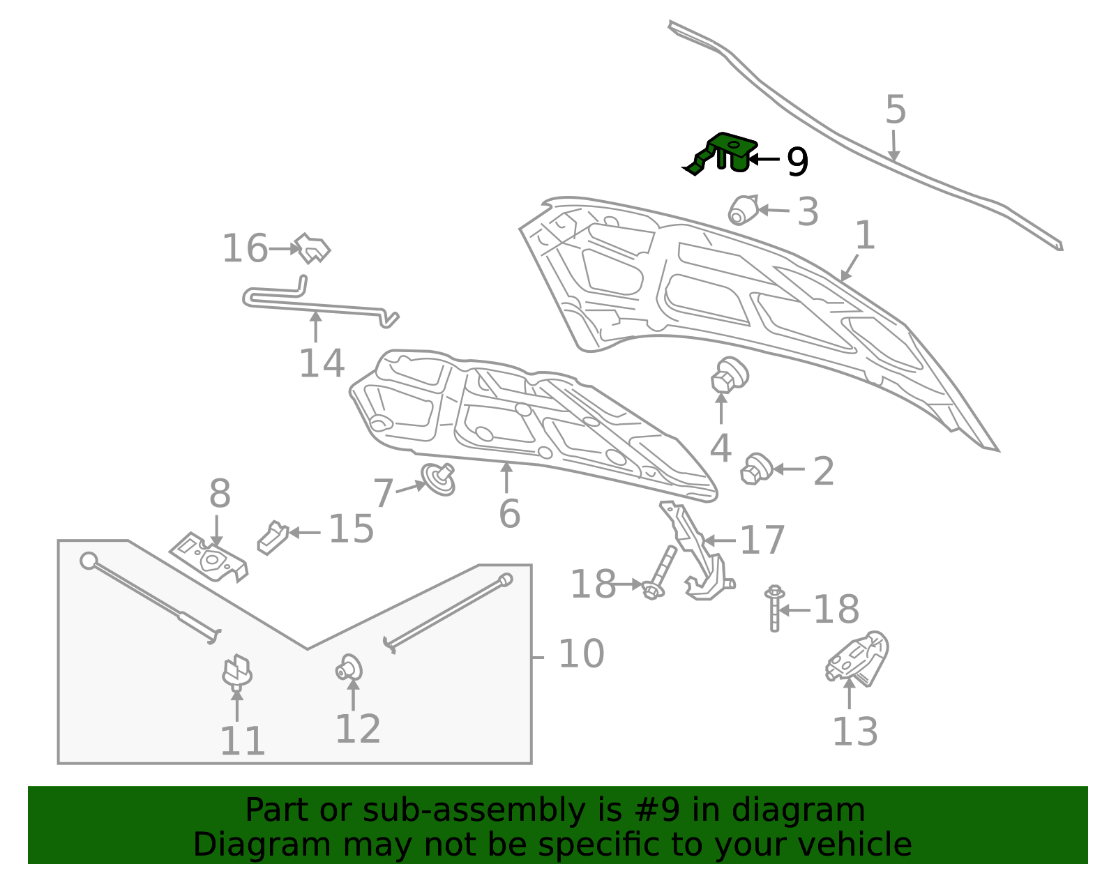 Hood Latch Striker 96649316 | Chevy Parts Pros