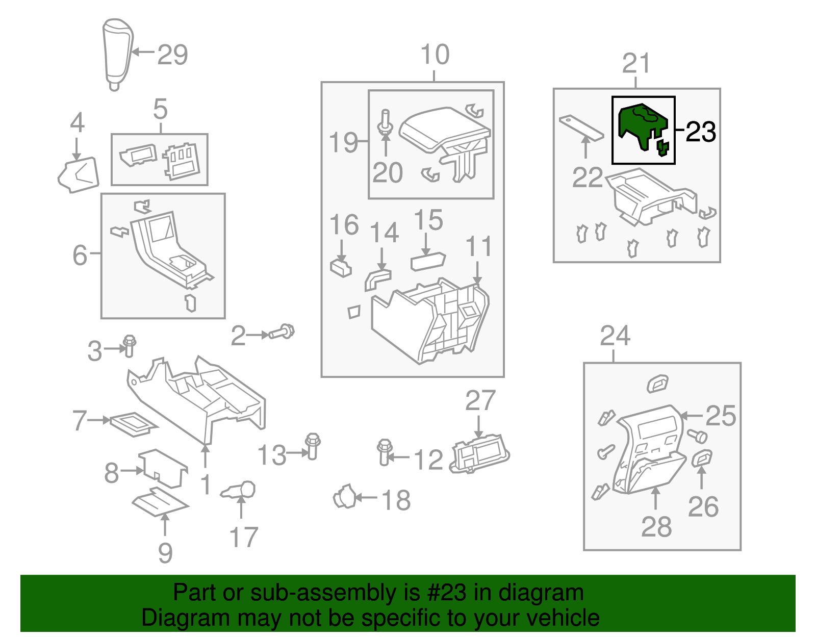 Genuine Toyota Cup Holder part# 55620-0C030-C0 for 2007-2022 Toyota ...