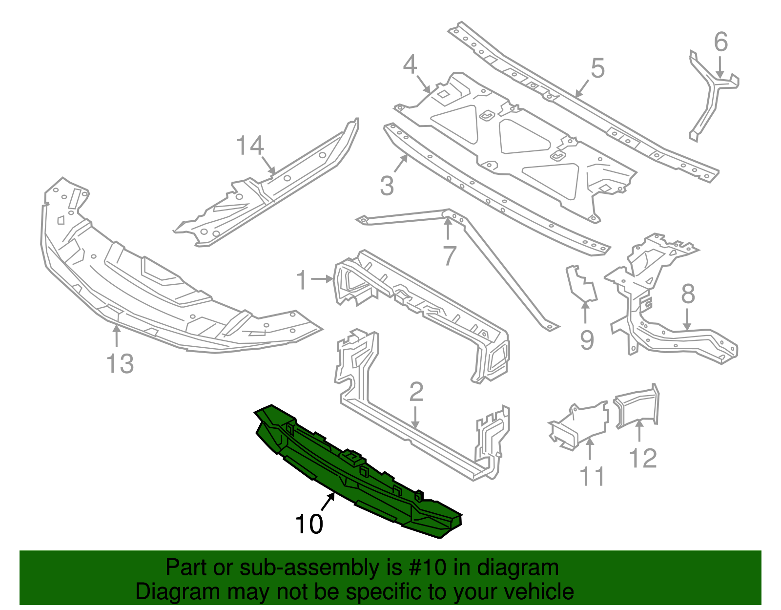 51748091762 - 2016-2019 BMW Center Duct (51-74-8-091-762) | BMW of ...