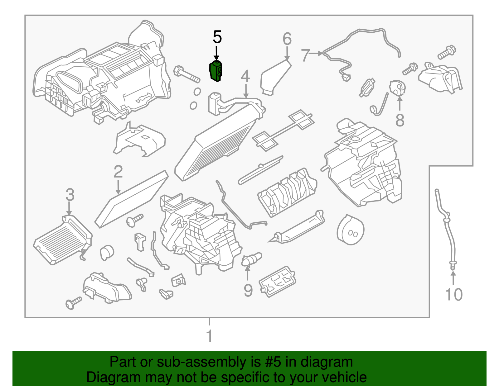 2011-2025 Nissan Expansion Valve 92200-1FA1A | Nissan Parts Central
