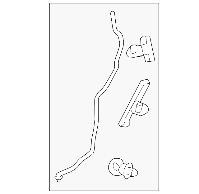 2011-2019 Ford | Drain Hose | BB5Z-78502C52-C | Walls' Ford Parts