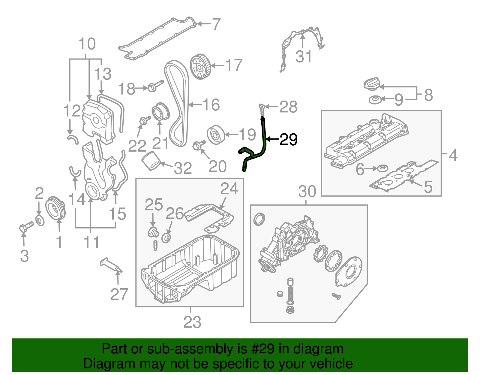 26612-23301 - Oil Tube 2004-2011 Kia | Kia.Parts Store