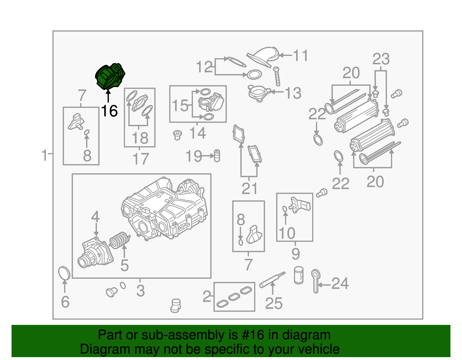2008-2019 Audi Throttle Body 06E-133-062-H | Audi USA Parts