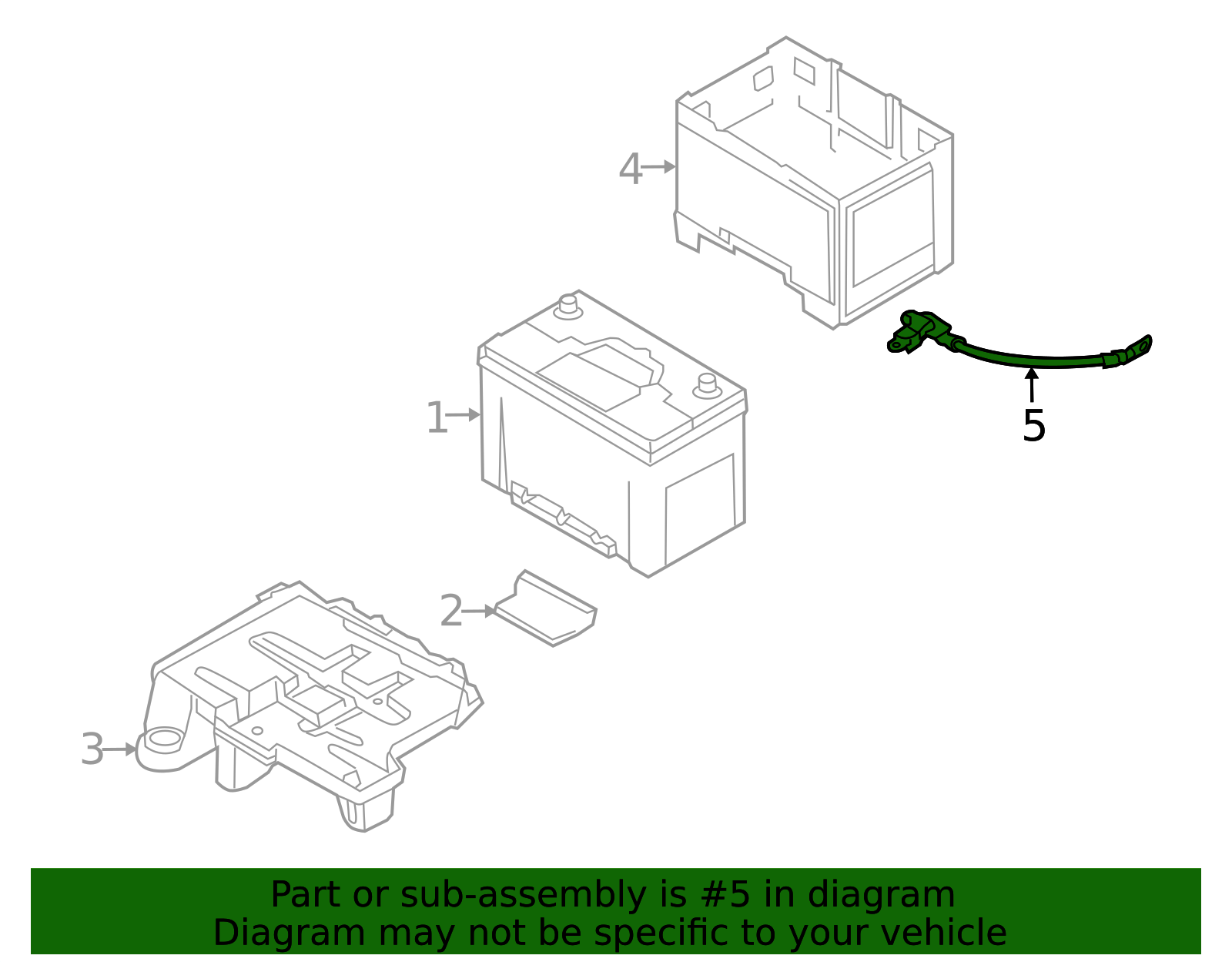 Battery Cable 37180-2S010 - Reliable Power Connections | AutoNation Parts