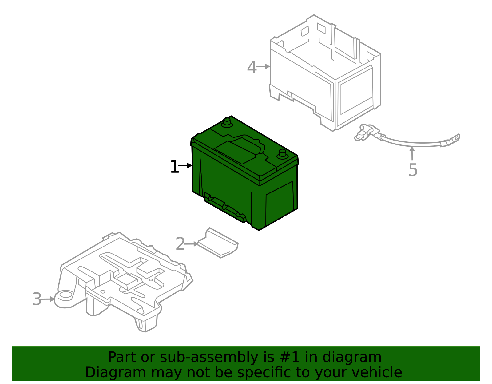 2005-2013 Hyundai Tucson Battery Assembly 37110-1D600 | OEM Parts Online