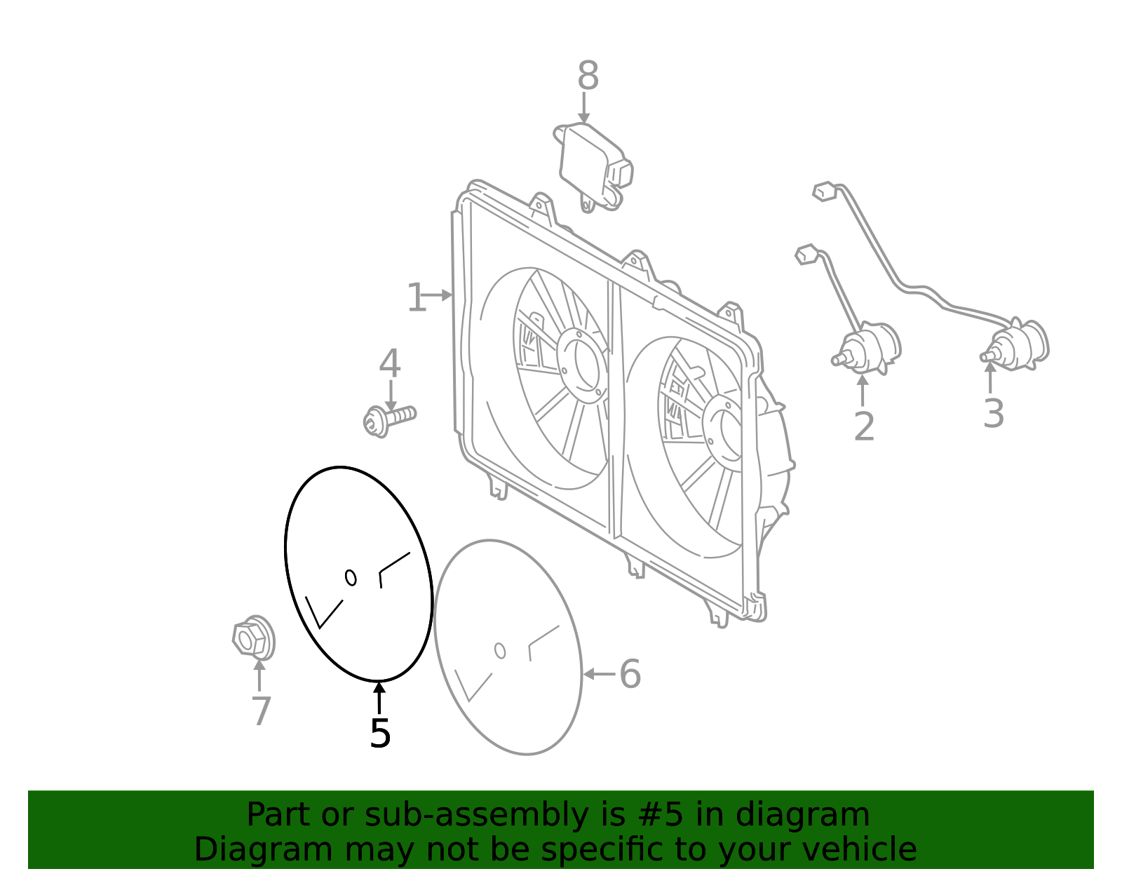 2011-2013 Toyota Highlander Fan Blade 16361-31370 | MotorMotor