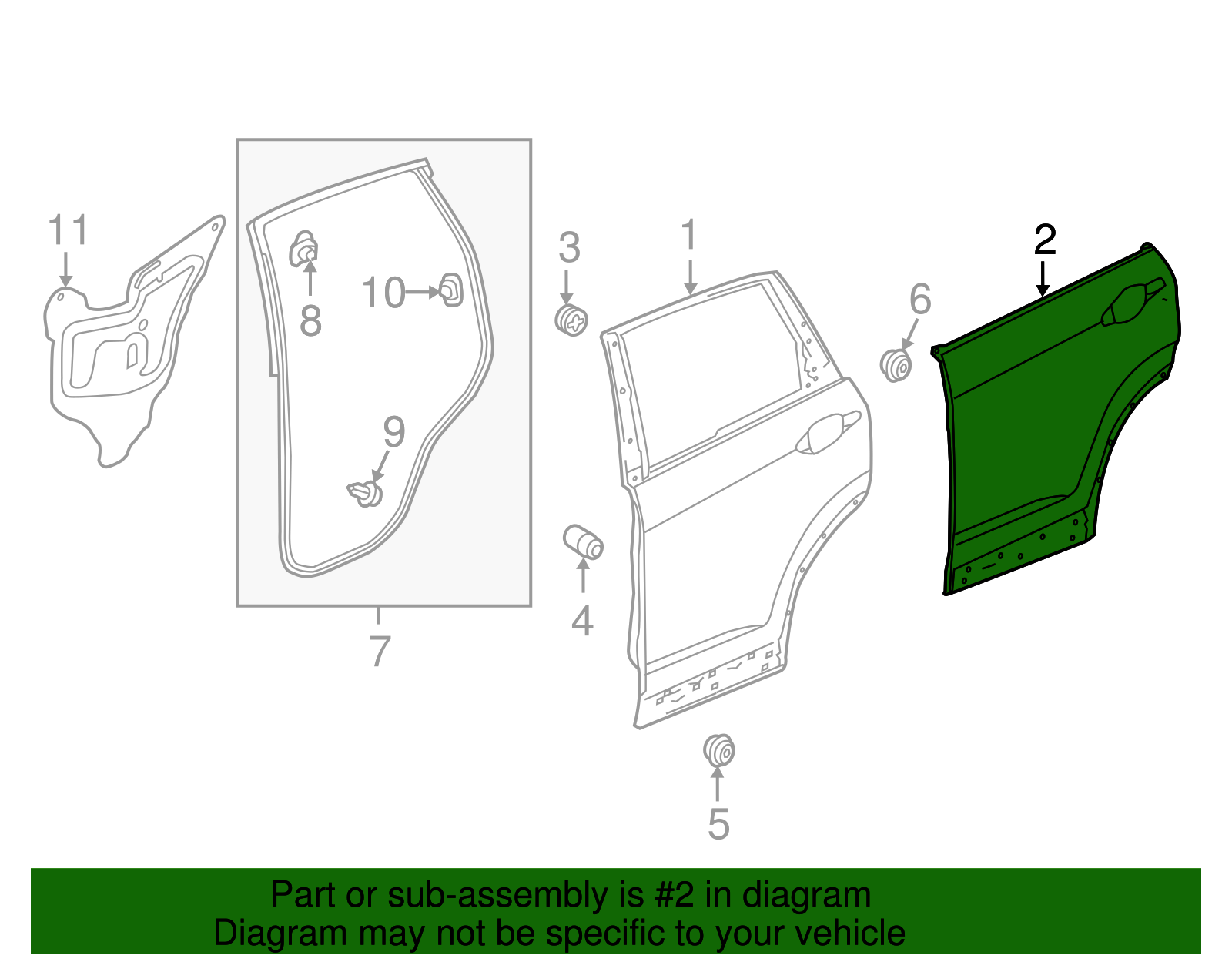 67611-T0A-A10ZZ - Outer Panel 2012-2016 Honda CR-V | Honda Parts Online