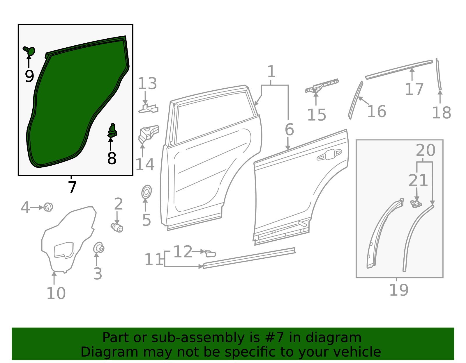 2019-2024 Toyota Door Weather-Strip 67871-0R050 | Toyota Parts Center