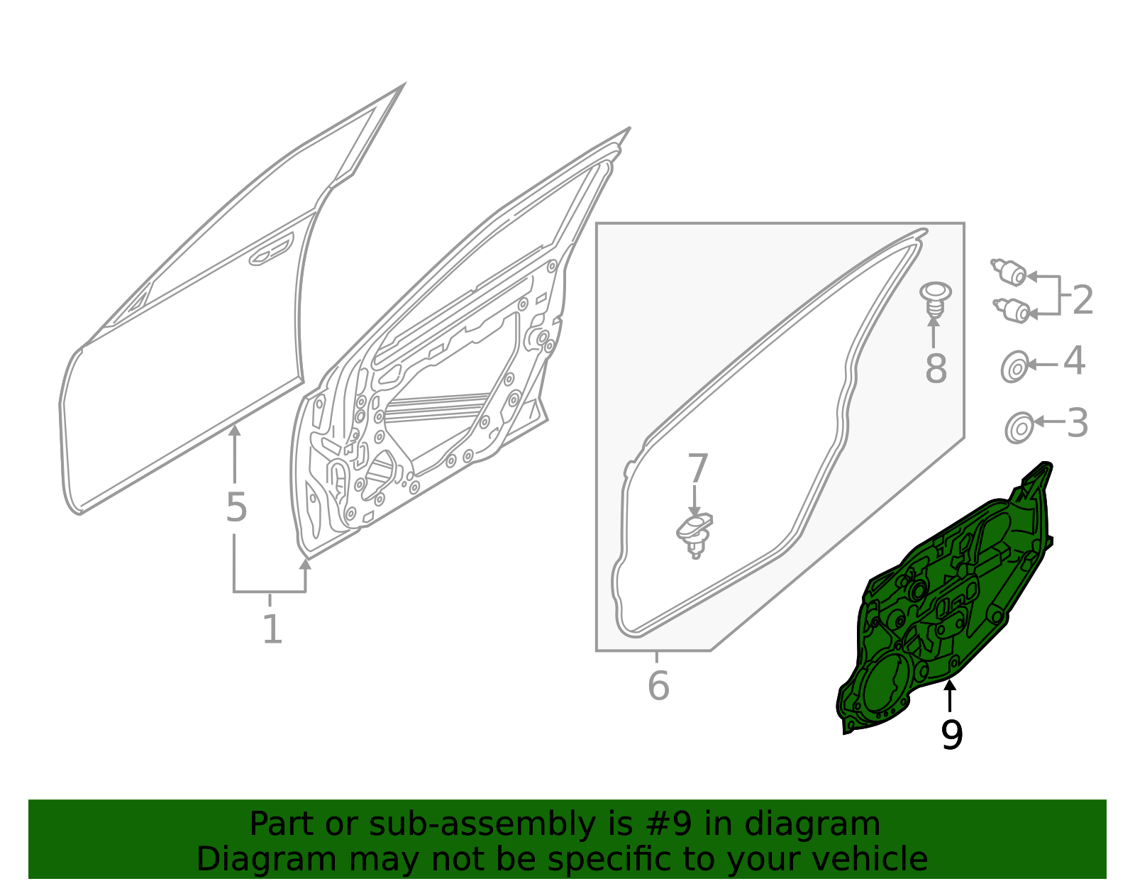 2016-2020 Toyota Water Deflector 67832-WB003 | Toyota Parts Center