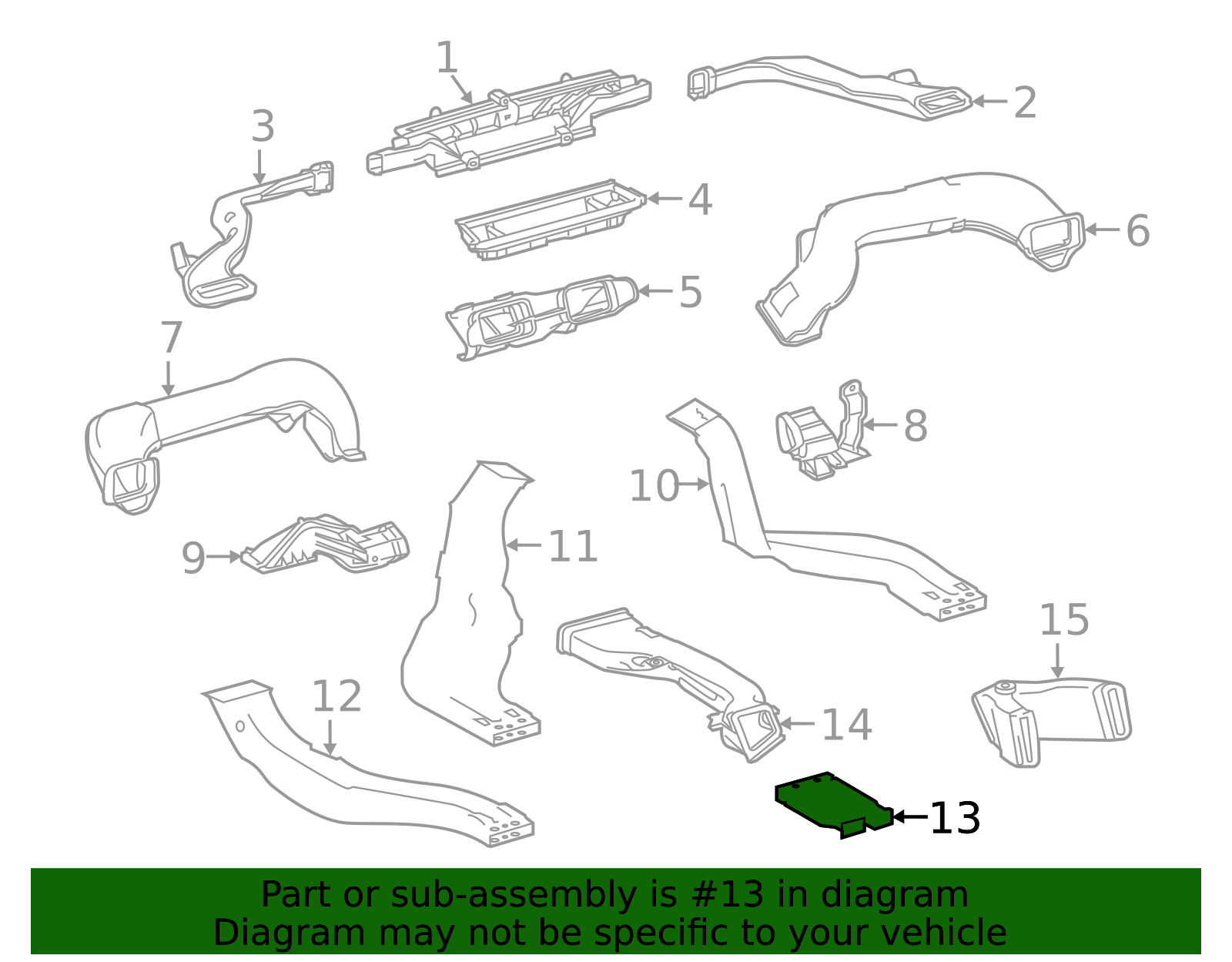 87216-53010 - High-Quality Instrument Panel Air Duct for 2006-2025 ...