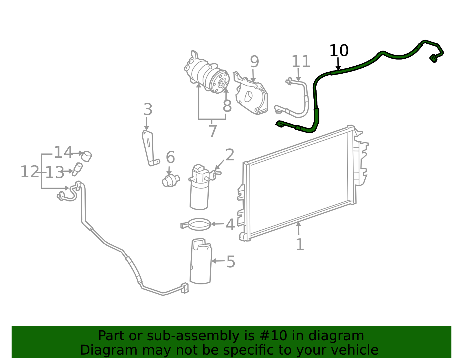 2008-2020 GM AC Hoses 84393210 | Applegate Chevrolet Parts