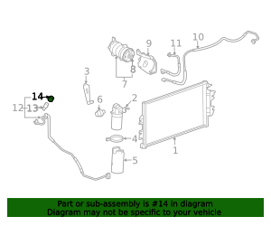 52458768 - M10 x 1 Air Conditioning Service Valve Fitting Cap 2003-2025 ...