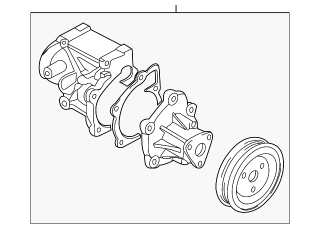 25100-2G400 - Water Pump Assembly 2011-2016 Hyundai | Hyundai Parts Pro