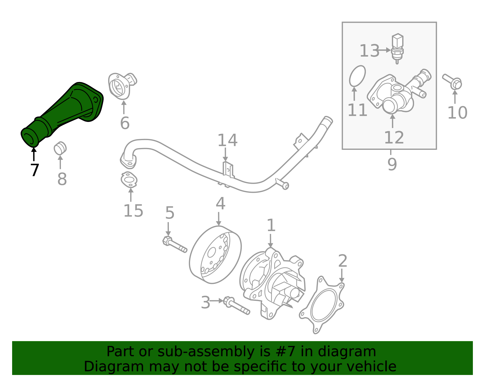 25631-2B050 - Water Inlet 2014-2019 Kia | Kia.Parts Store