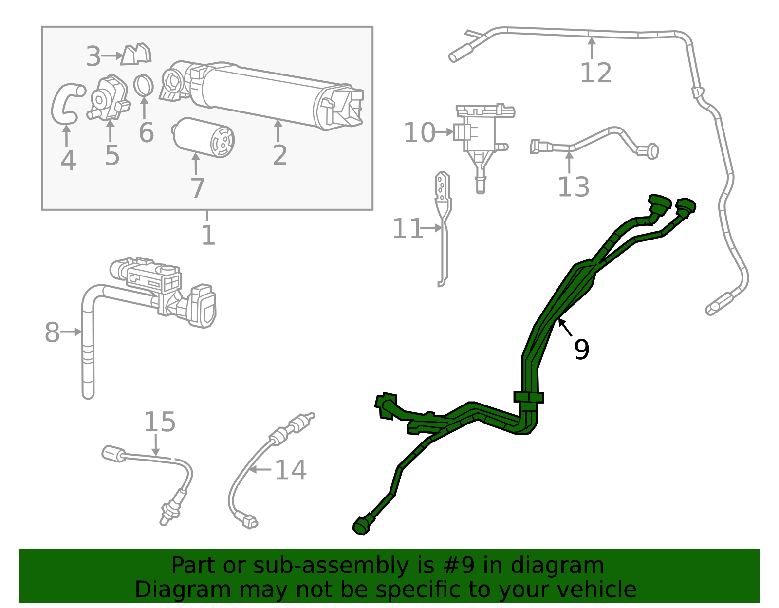 Canister Hose 68072086AG | Mopar Parts Canada