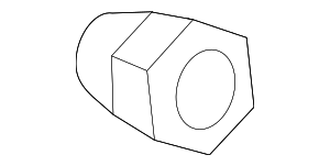 2022-2025 Mitsubishi Wheel Lug Nut 4251A013 | Mitsubishi Parts ...