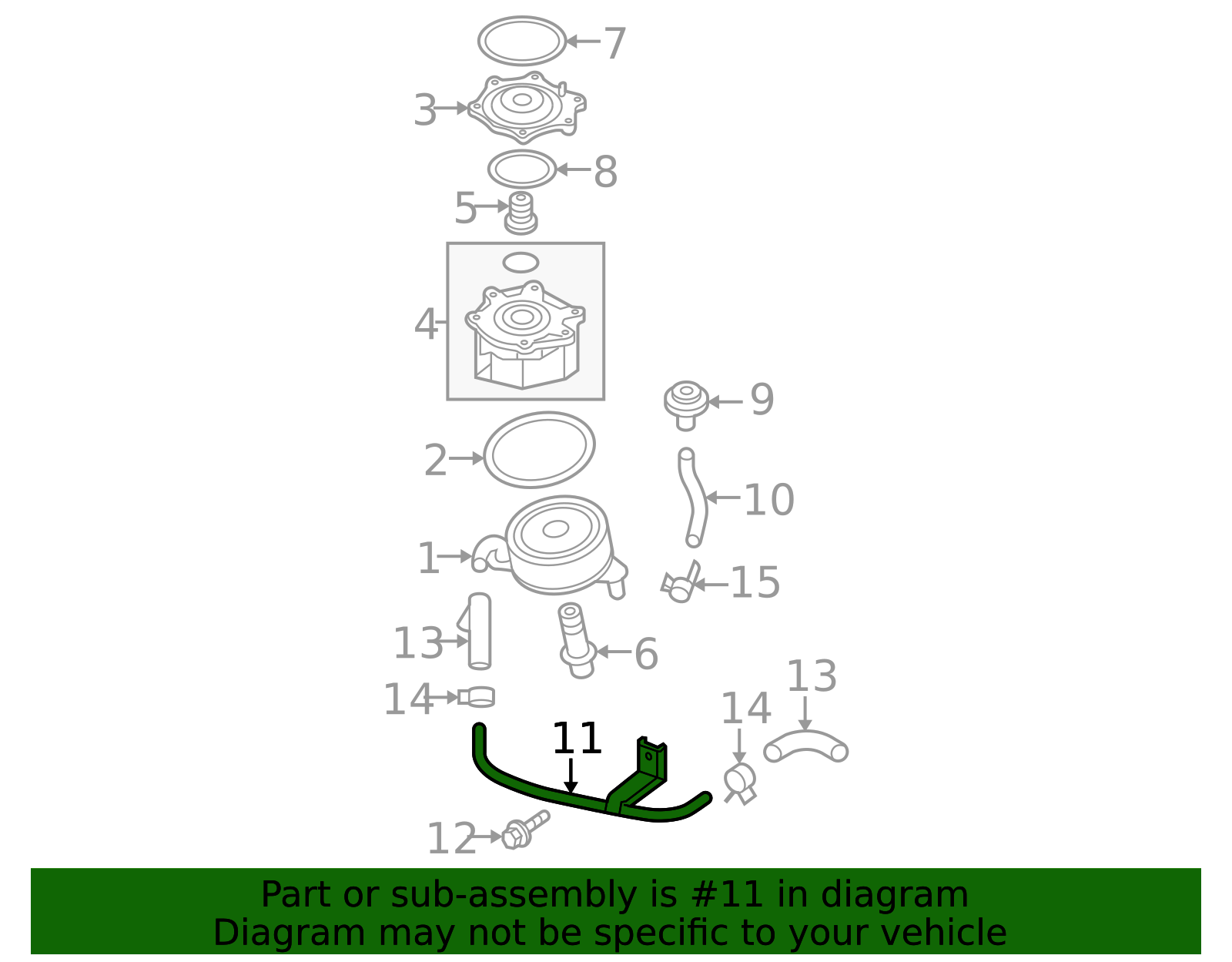 21328AA140 - 2006 Subaru Forester - Cooler Pipe | Subaru Parts HQ