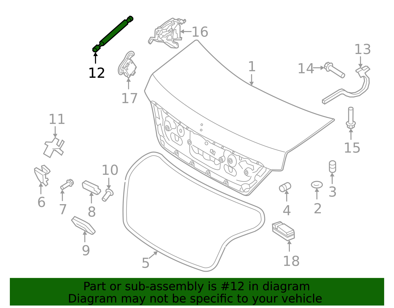 2011-2016 Hyundai Equus Lift Cylinder 81771-3N011 | OEM Parts Online