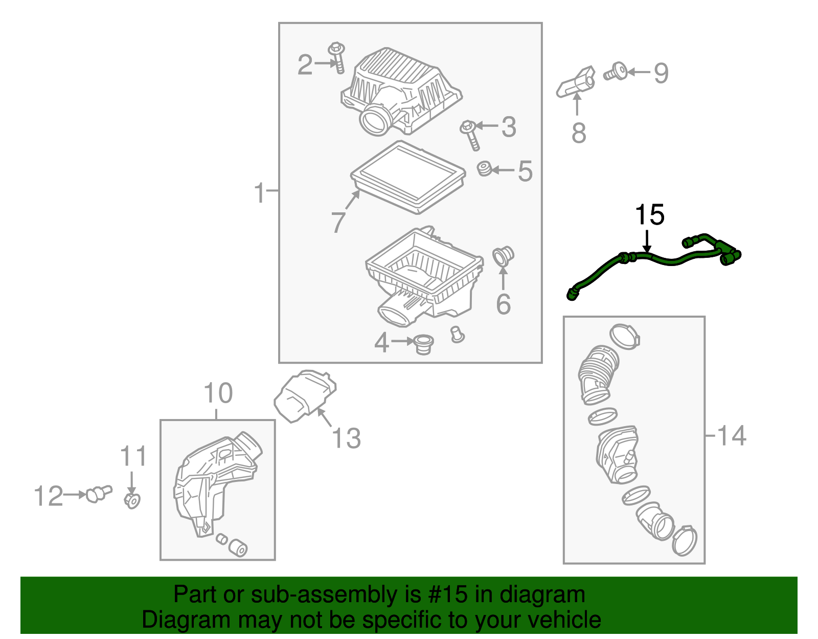 25202896 - 2014-2023 GM - PCV Valve Tubing | Partners Chevy