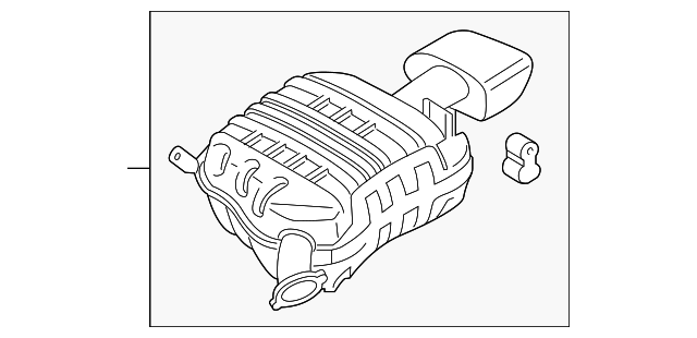 2019-2020 Hyundai Santa Fe Rear Muffler Exhaust Resonator 2.4L ...