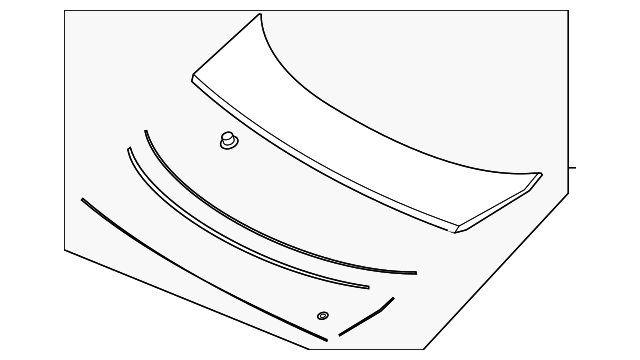 2018-2023 Kia Stinger | Spoiler | 87210-J5000 | Kia Auto Parts