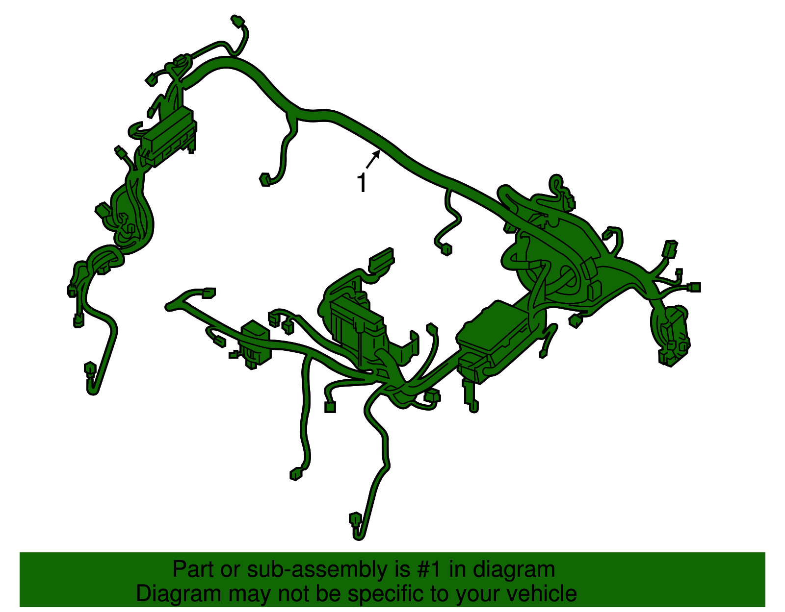 2015-2017 Nissan Juke Engine Harness 24012-4DP6E | Team Nissan Inc.