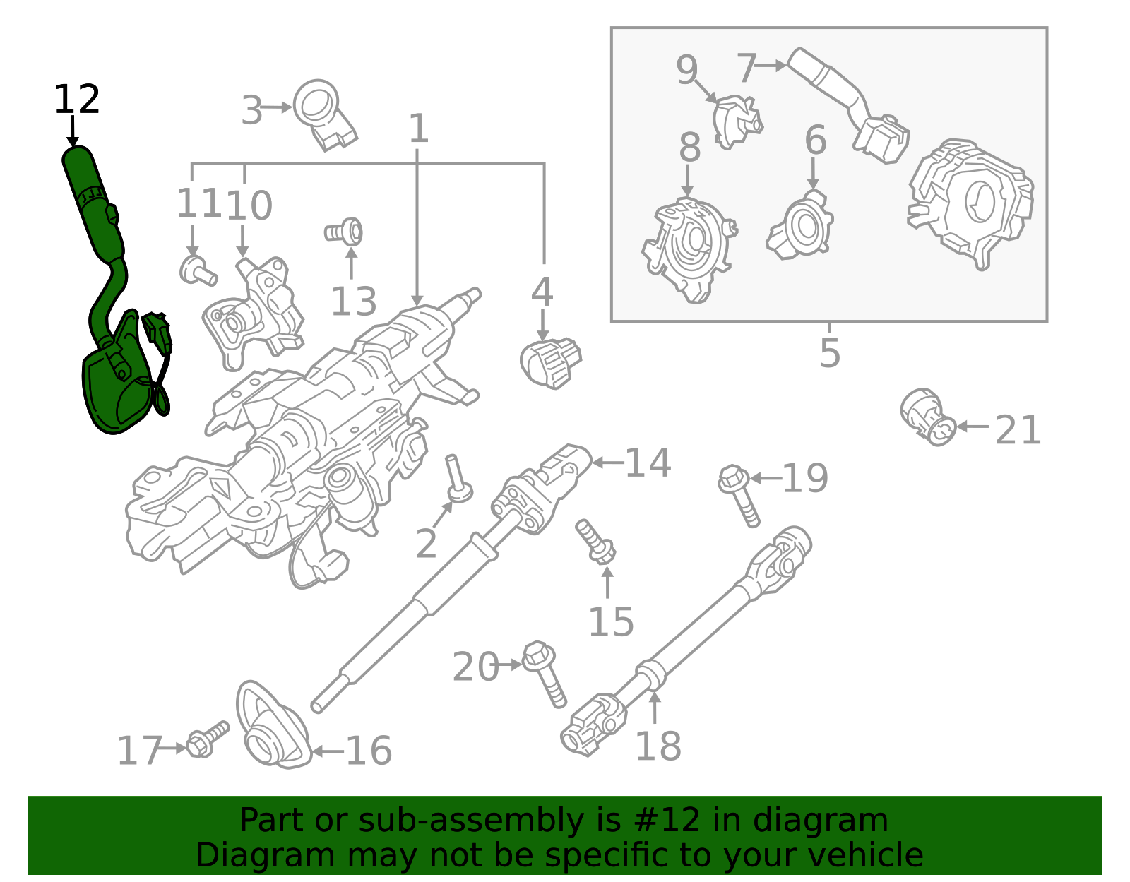 2020-2022 Ford F-250 Super Duty Automatic Transmission Shift Handle ...