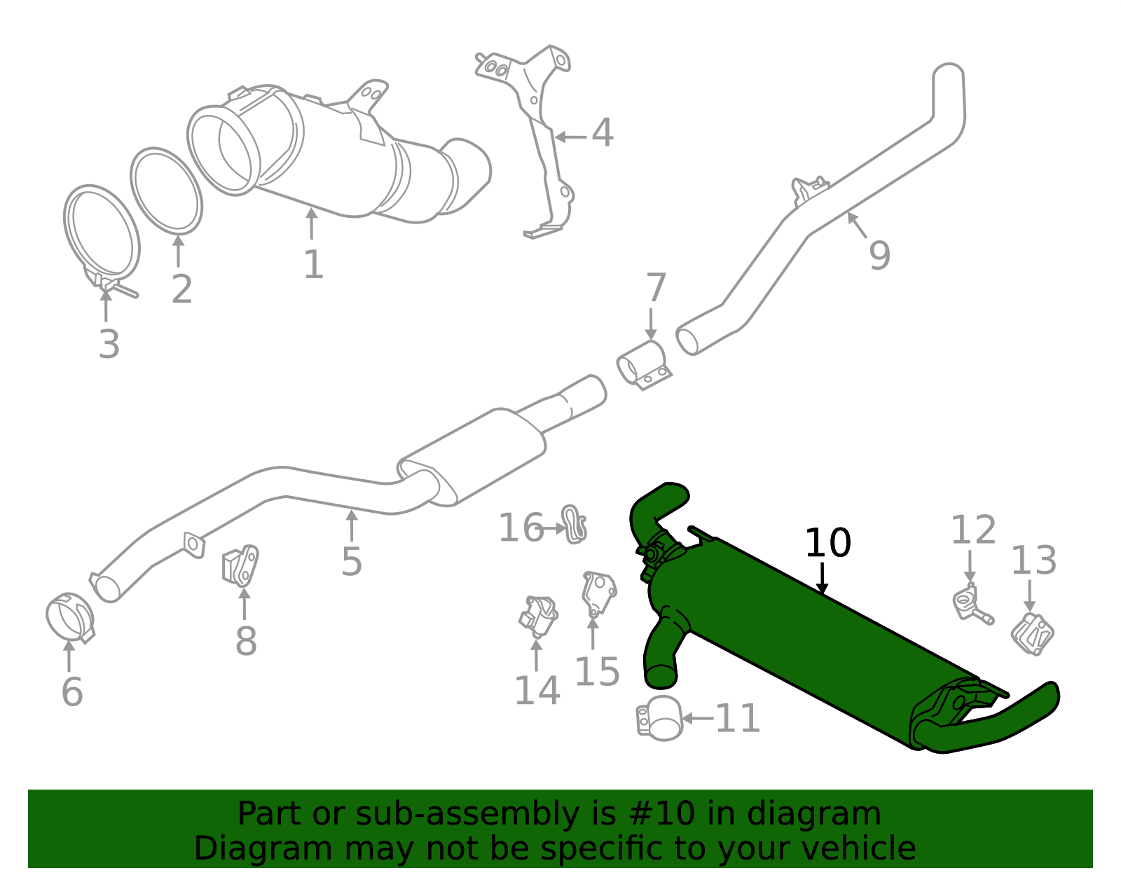 18-30-7-935-430 - 2019-2023 BMW - Rear Muffler | Buy BMW Parts Now