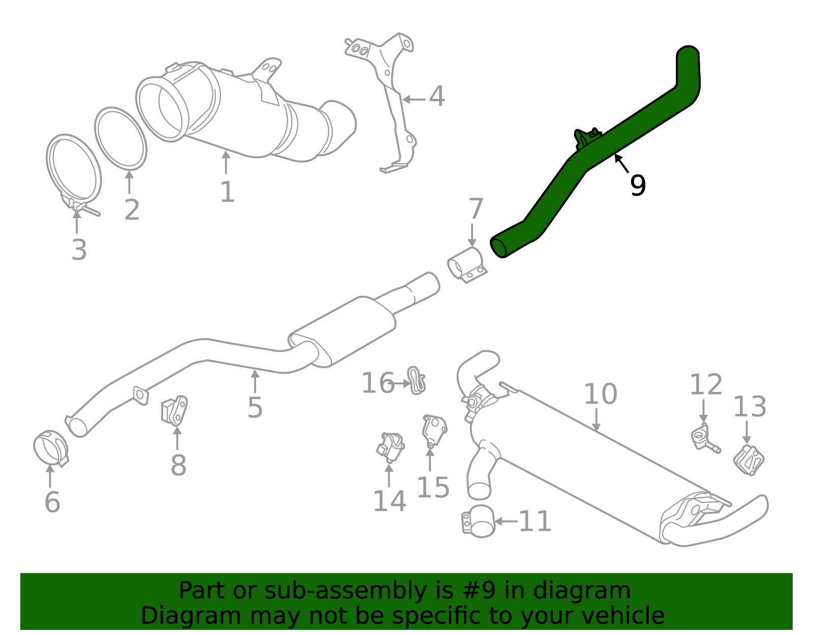 18307935429 - 2019-2023 BMW Intermediate Pipe (18-30-7-935-429) | BMW ...
