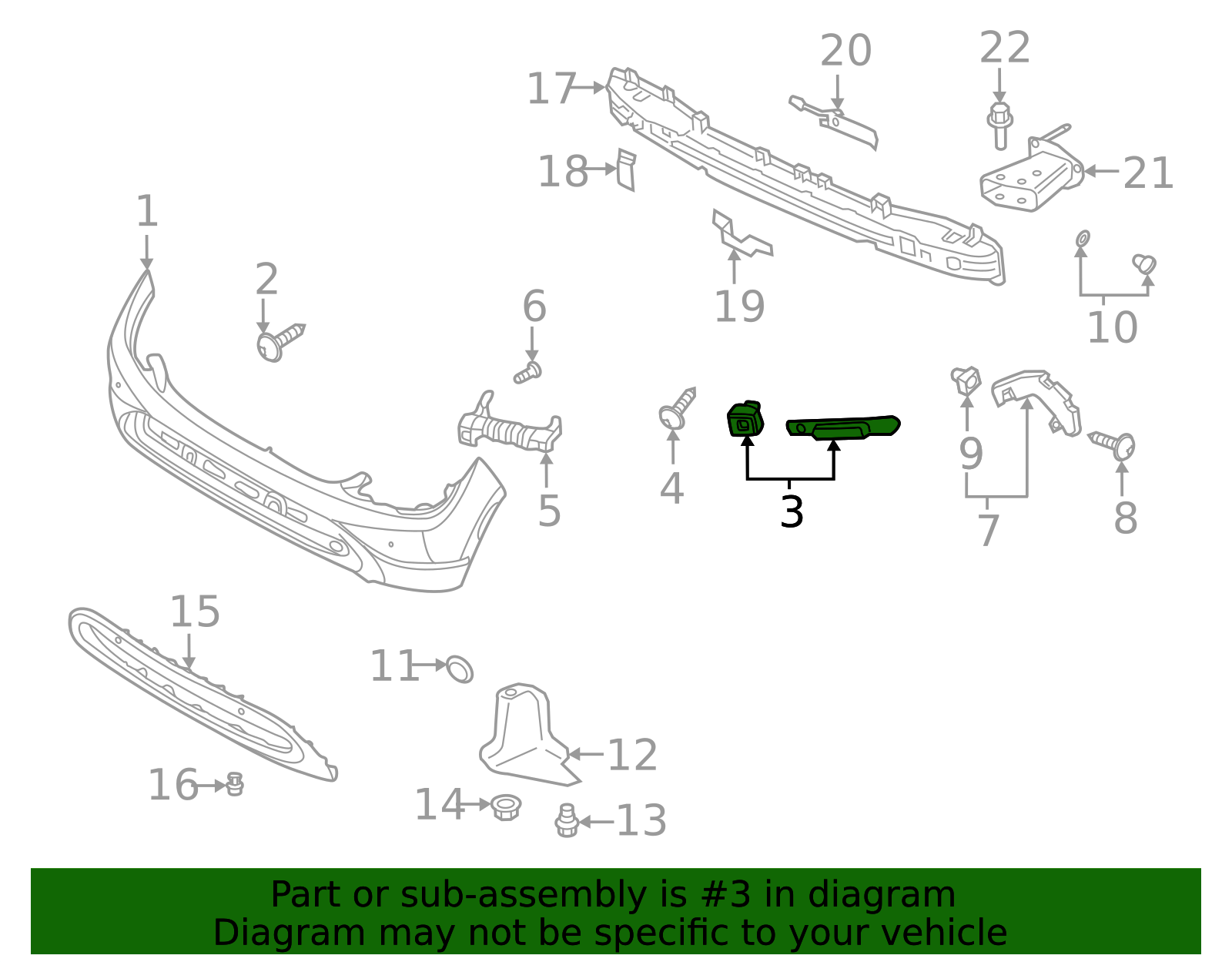 Hyundai Bumper Cover Bracket - Precision Fit Support - Part #86651 ...
