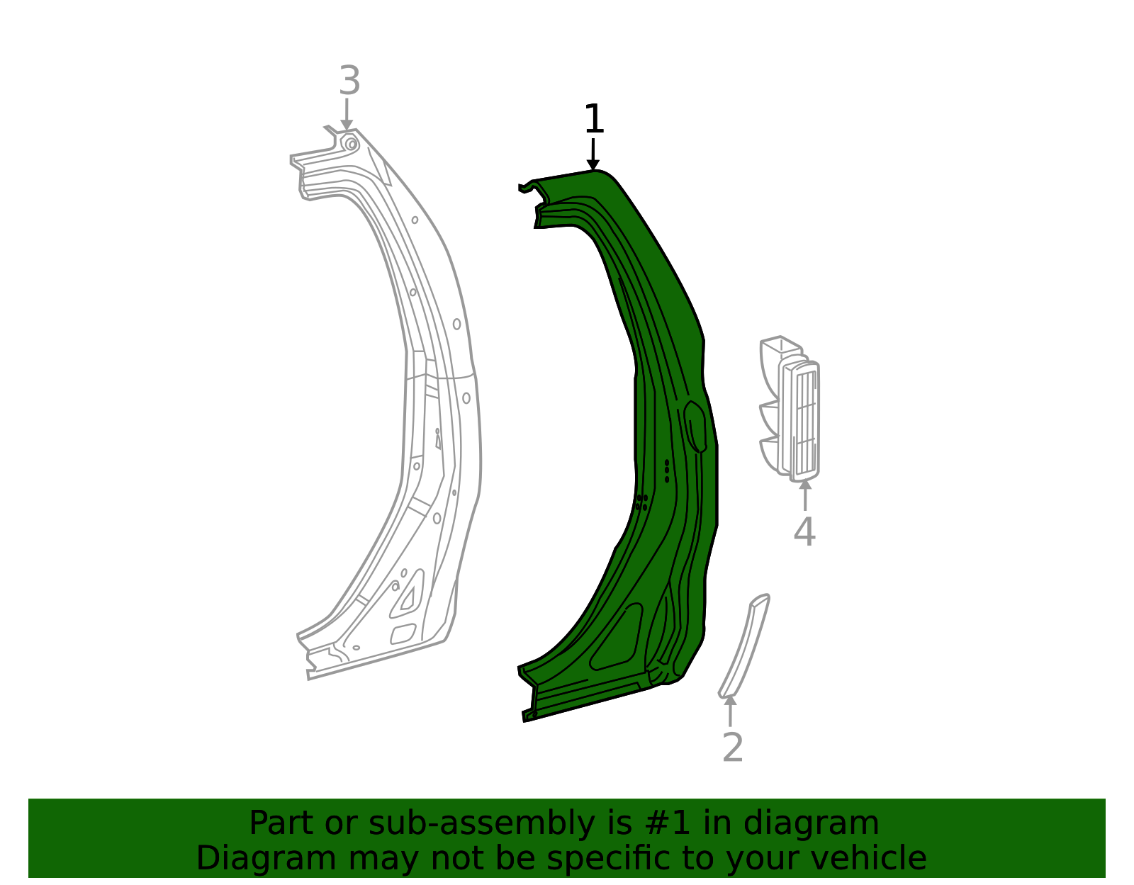 B-Pillar Assembly - Side Frame Structural Support | AutoNation Parts