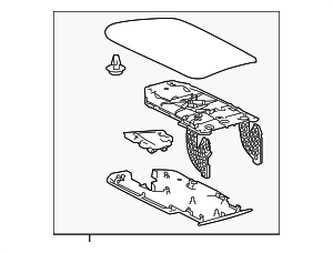 58920-06100-C9 - Armrest Assembly 2018-2024 Toyota Camry | Toyota San ...