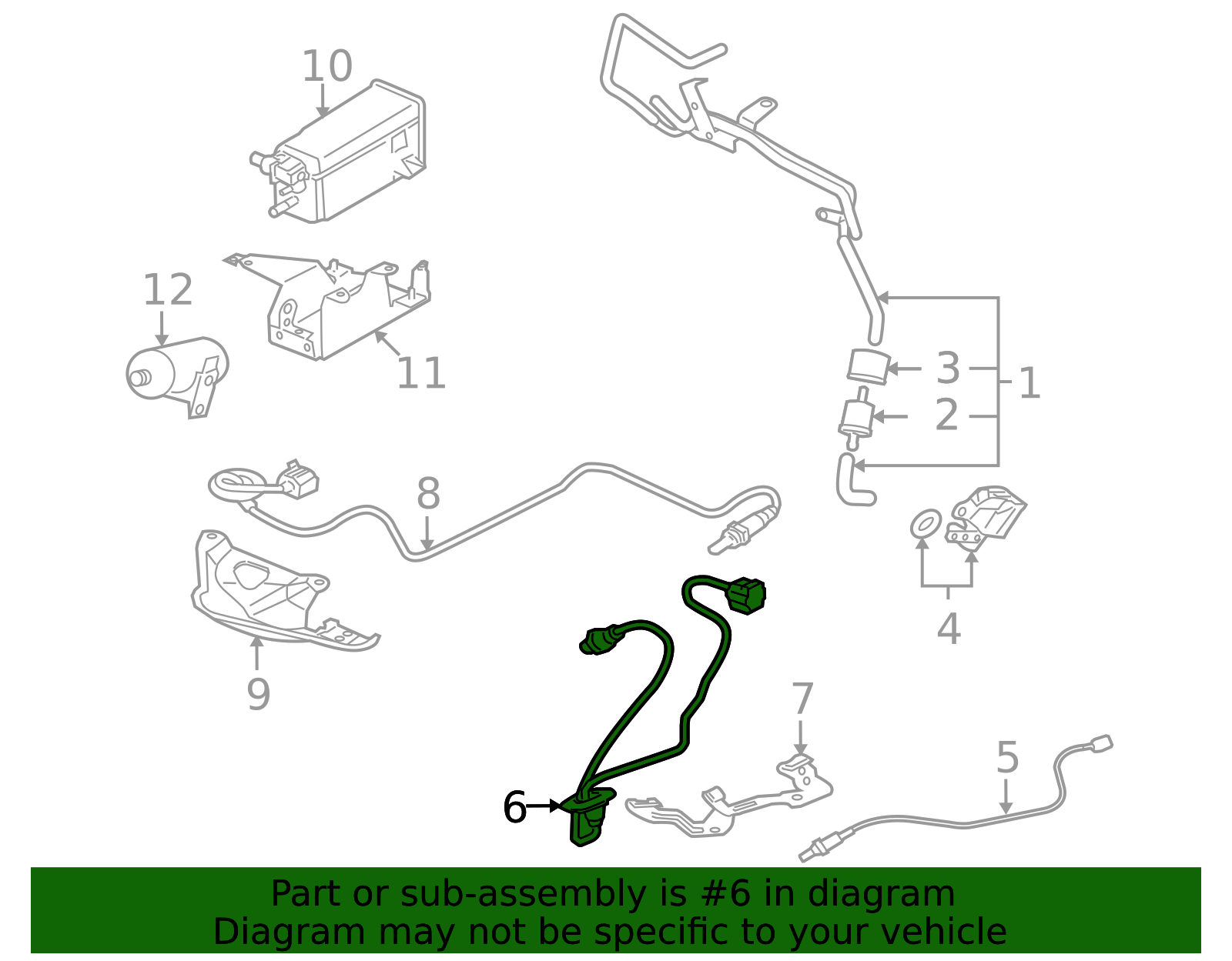 Oxygen Sensor 1588A141 | OEM Parts Online