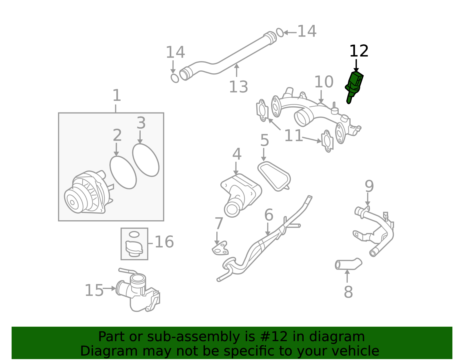 1995-2025 Nissan 1995-2025 Nissan - Coolant Temp Sensor 22630-ED000 ...
