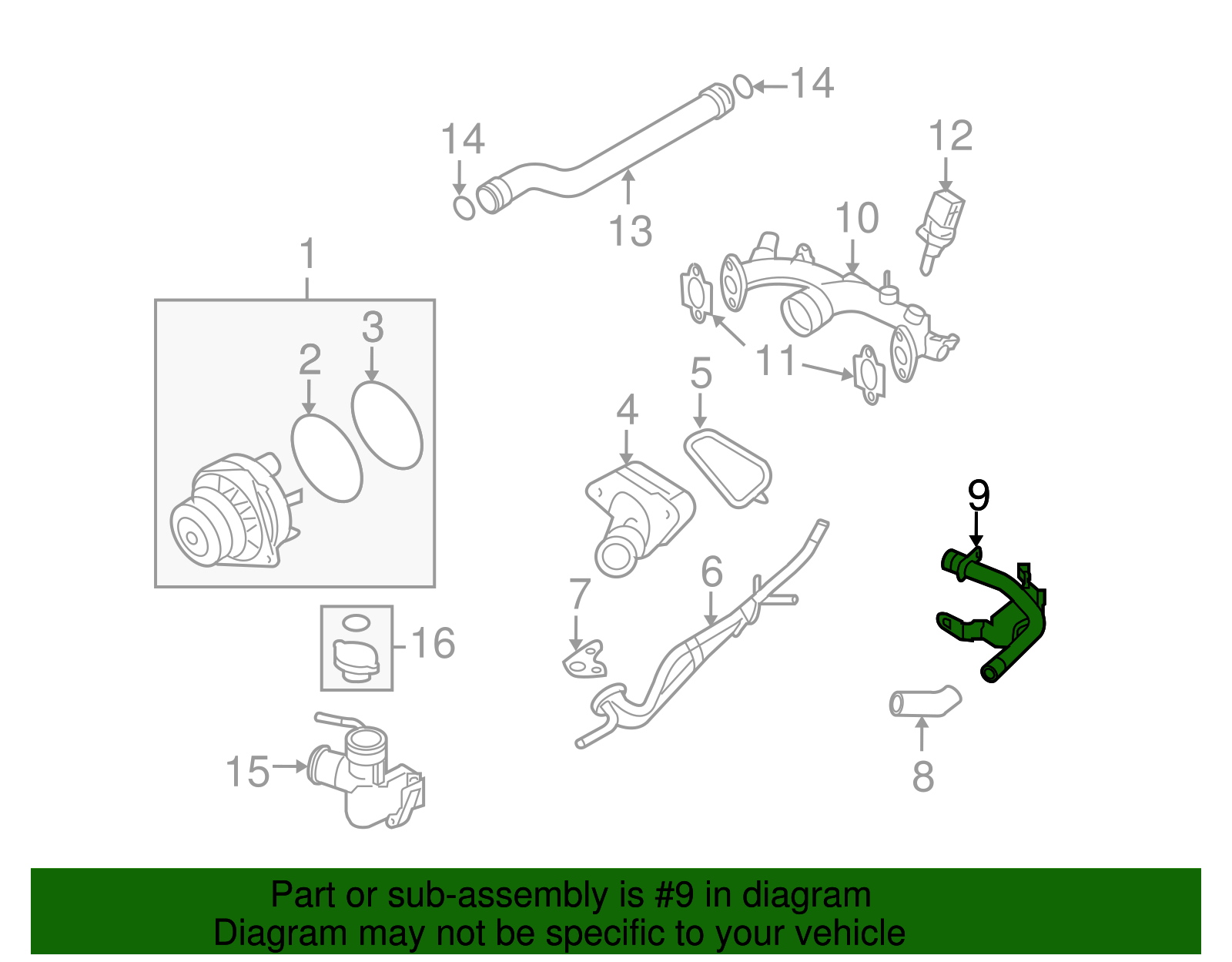 2009-2020 Nissan 370Z Inlet Pipe 14053-JK21C | Nissan Parts Central