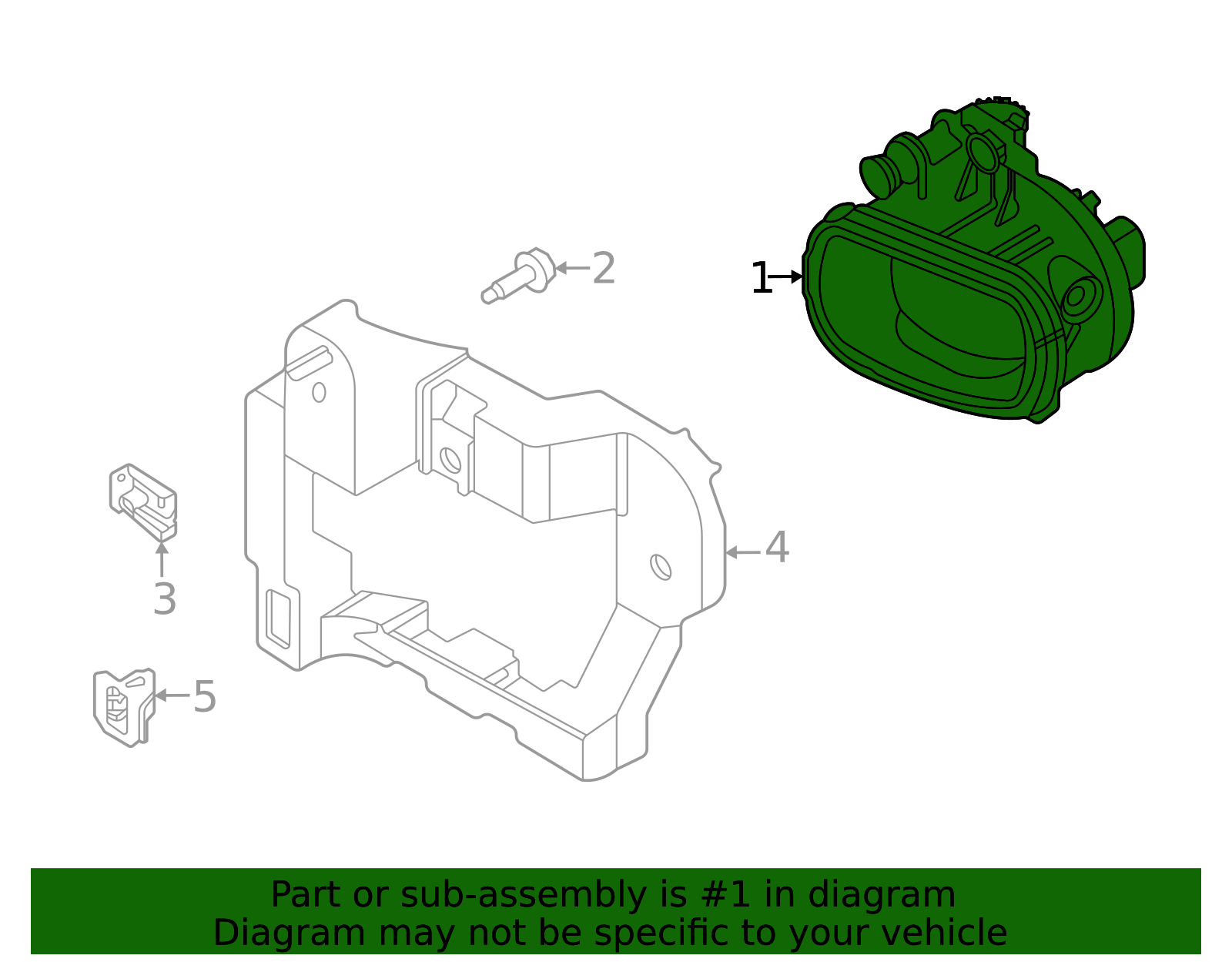 2021-2024 Nissan Fog Lamp Assembly (lh) (y62 Armada R53 Pathfinder T33 ...