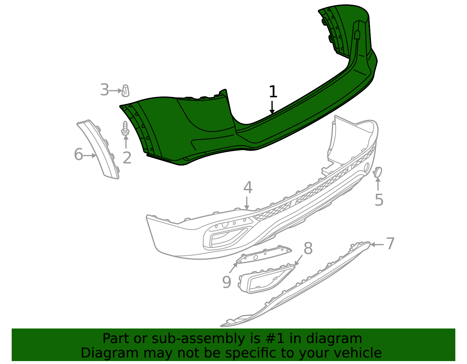 2022-2025 Volkswagen Taos Upper Cover 2GJ-807-421-B-GRU | OEM Parts Online