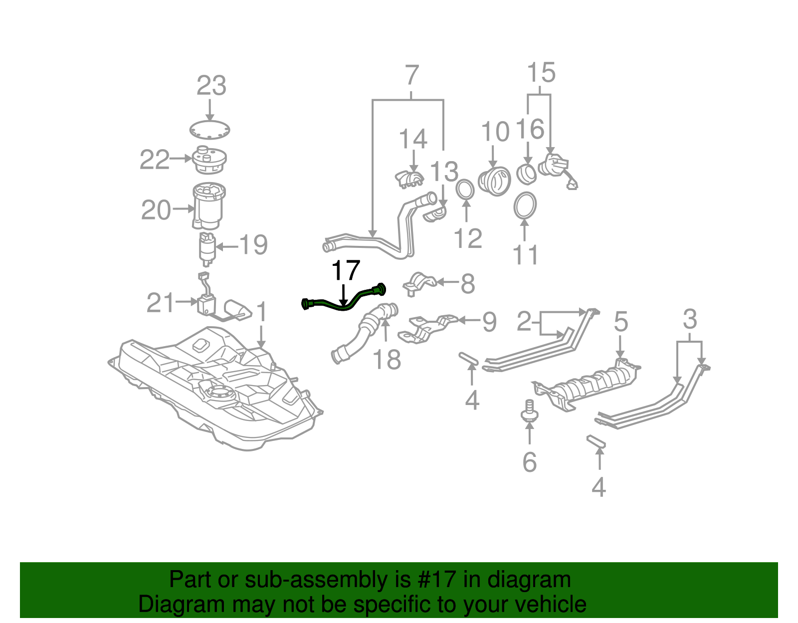 Genuine Toyota Suction Tube part# 77203-06020 for 2004-2012 Toyota ...
