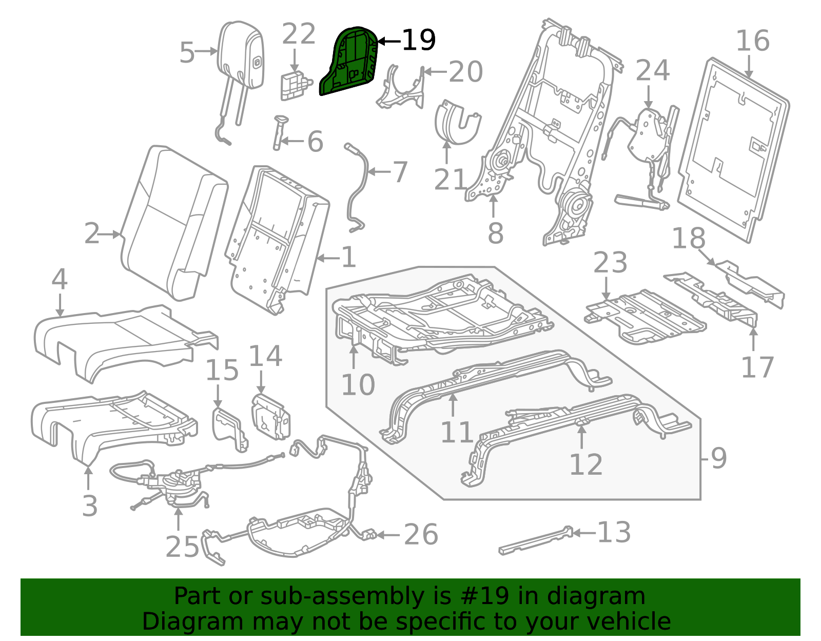 71844-0C050-C0 - 2023-2024 Toyota Sequoia - Outer Cover | Toyota Parts ...