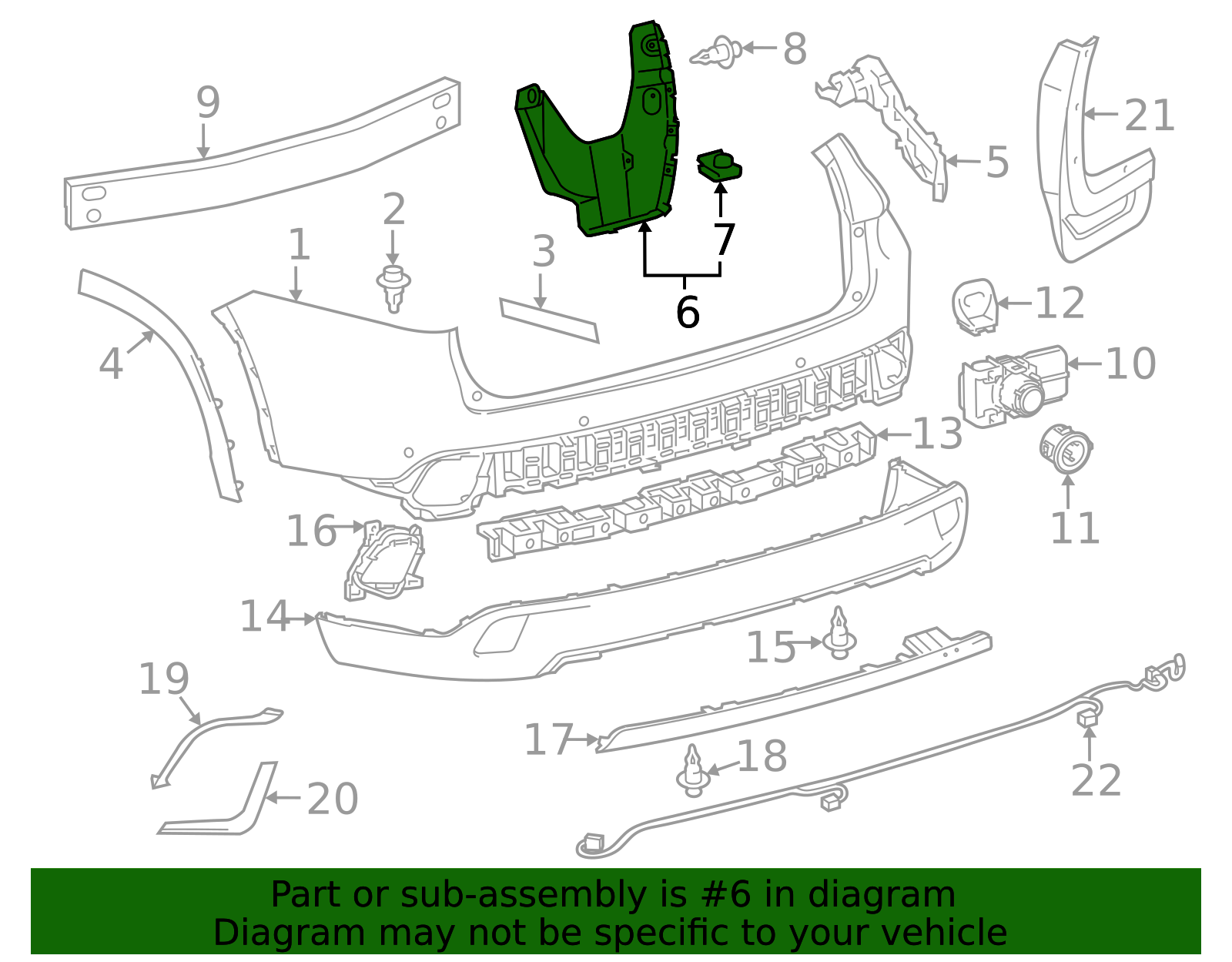 52592-0E060 - Side Shield 2014-2019 Toyota Highlander | Toyota San ...
