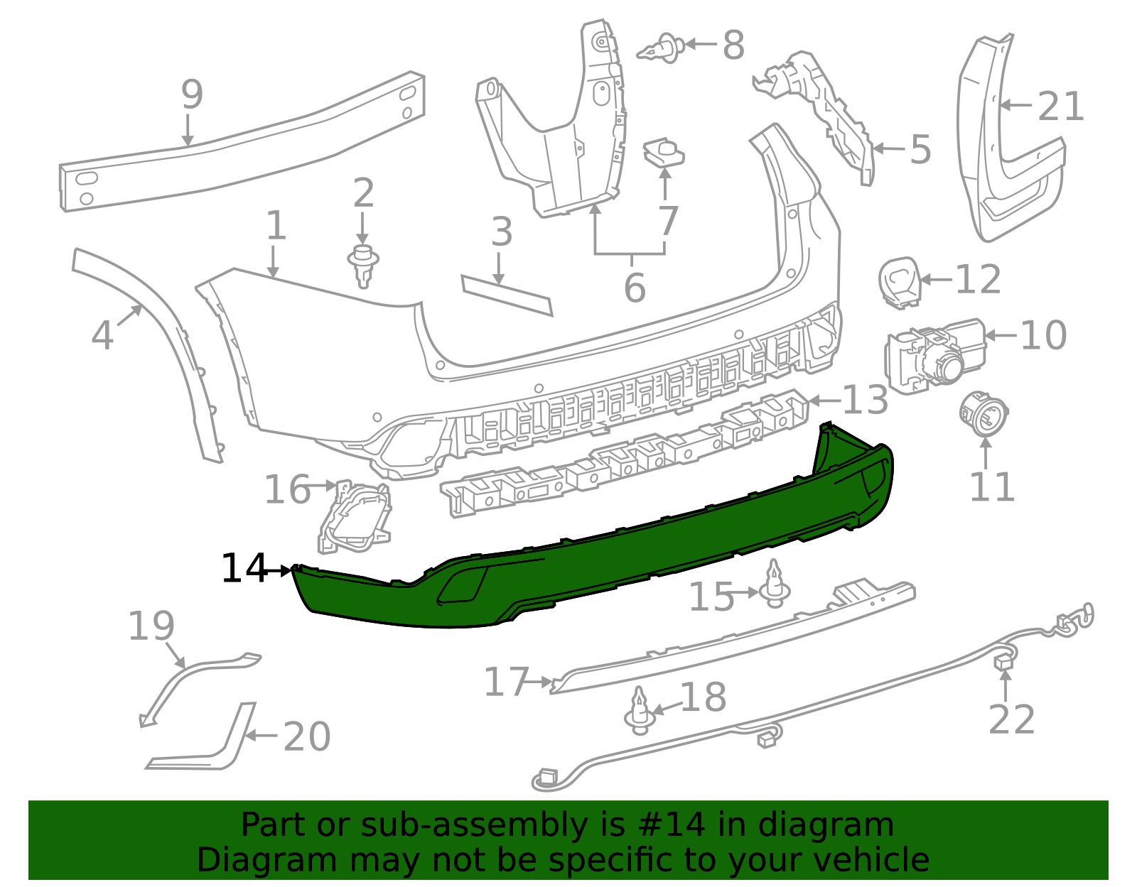 2017-2019 Toyota Highlander Lower Trim Panel 52169-0E100 | Toyota Parts ...