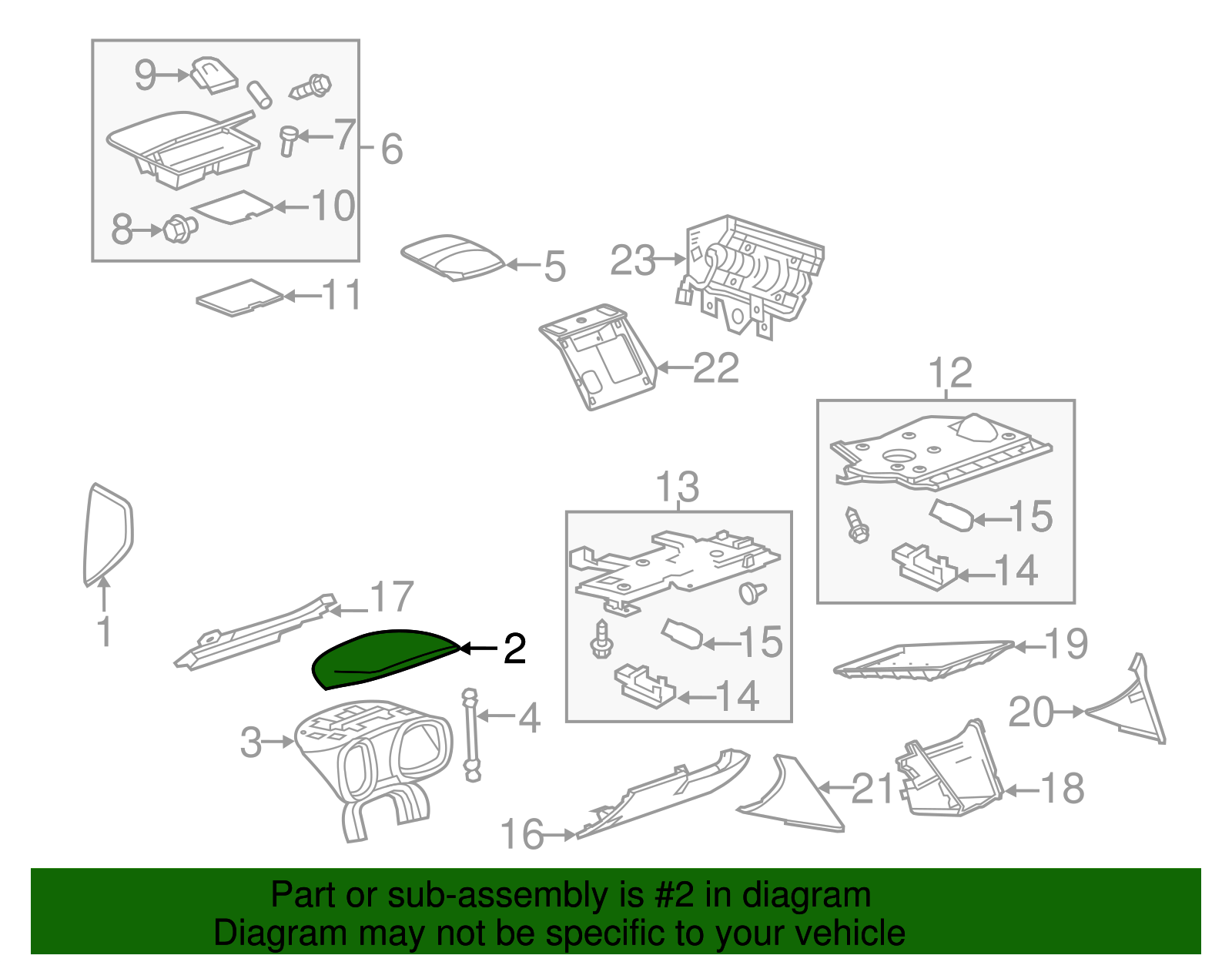 2016-2017 GMC Terrain Cluster Pad 85153476 | Capital Chevy Parts