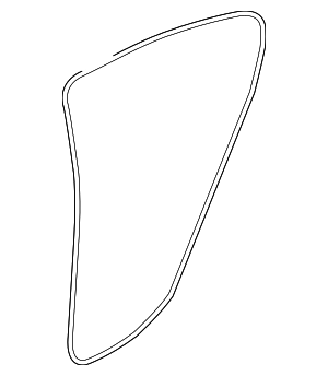 51347060245 - 2006-2011 BMW Surround Weather-Strip (51-34-7-060-245 ...