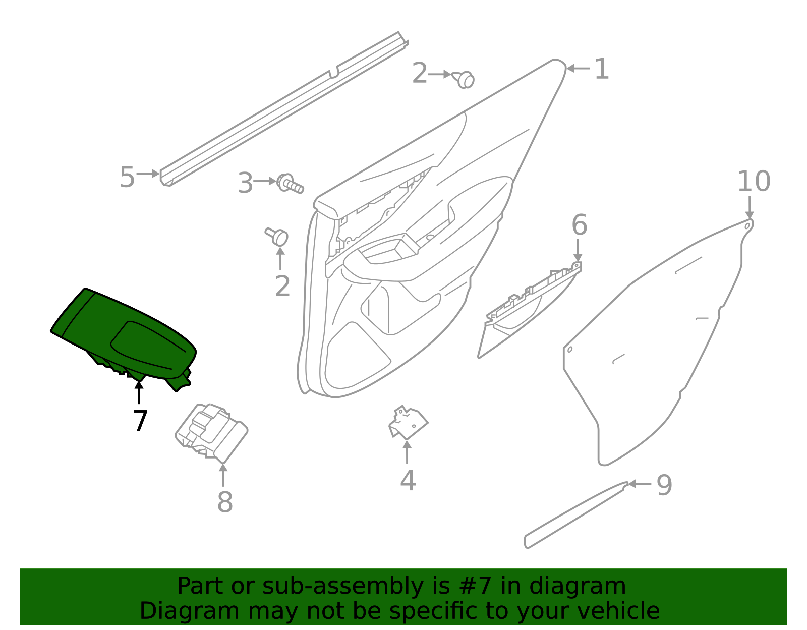 2019-2025 Subaru Switch Panel 83472XC00A | Subaru Parts Store