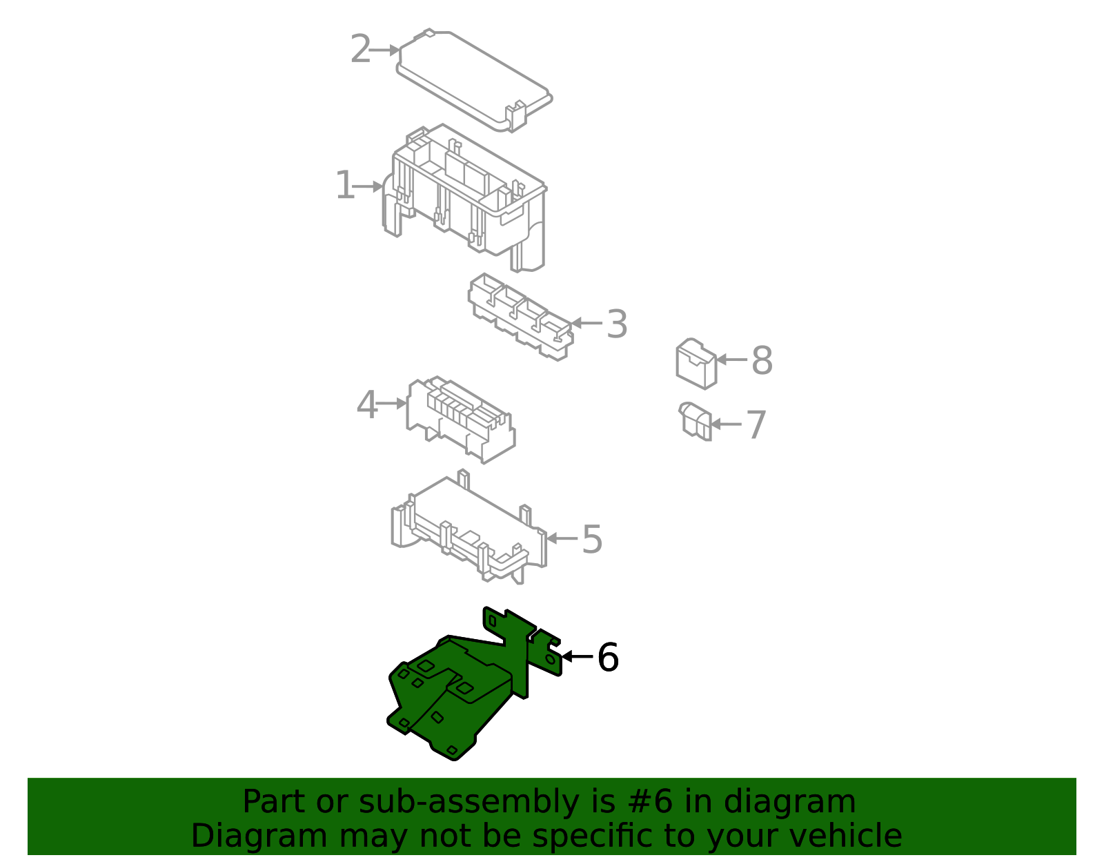24239-5RB0B - 2020-2021 Nissan Versa - Mount Bracket | Conicelli Nissan