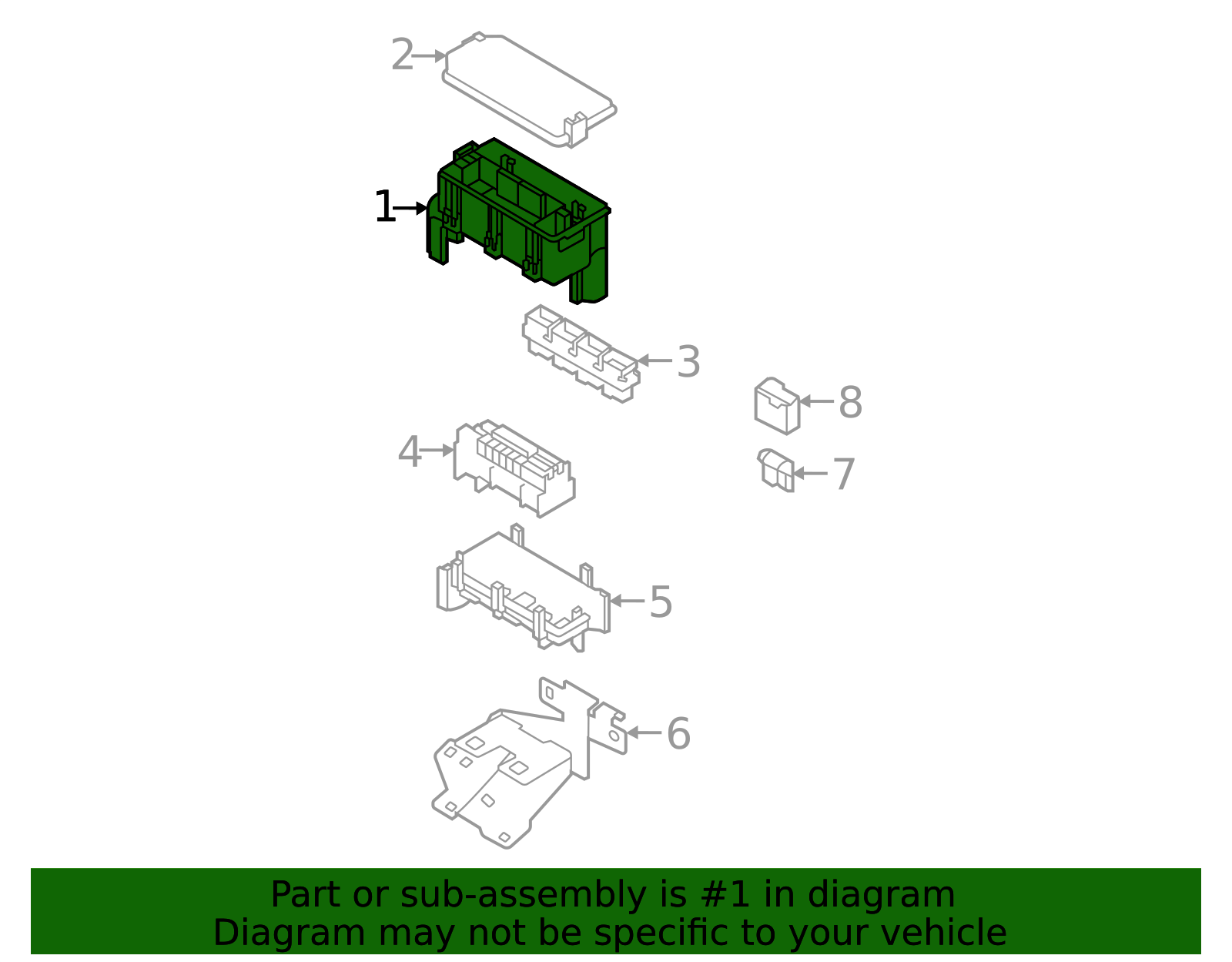 24384-5RB0A - High-Quality Fuse and Relay Center for 2020-2025 Nissan ...