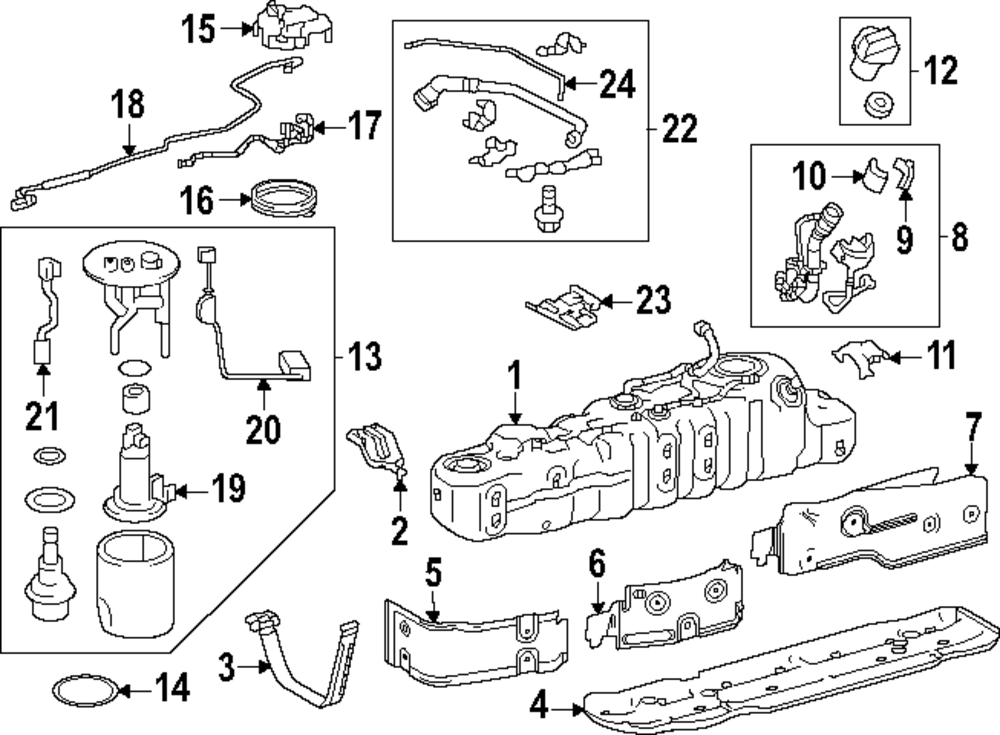 2024-2025 Toyota Tacoma Filler Pipe 77210-04060 | MotorMotor