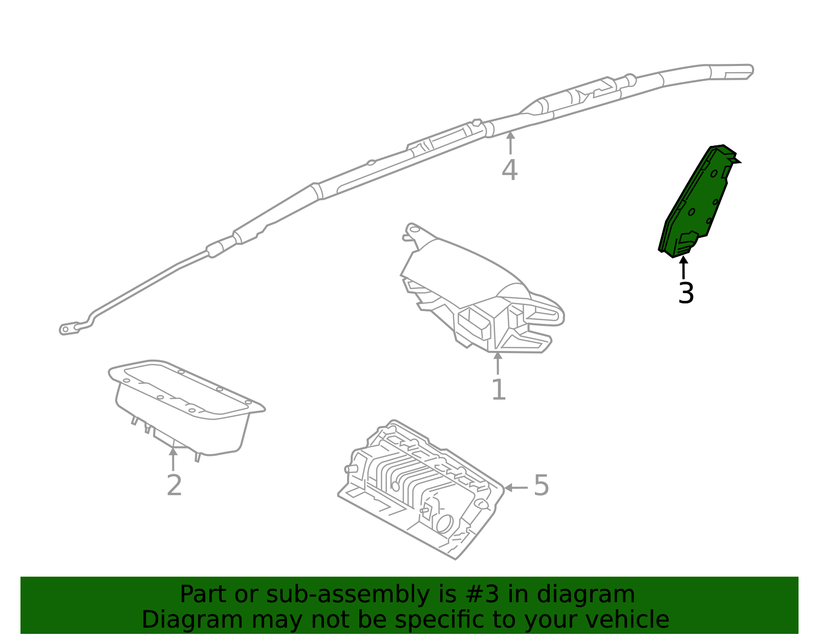 2015-2018 Ford Focus AIRBAG MODULE - Driver's Side (LH) F1EZ-99611D11-B ...